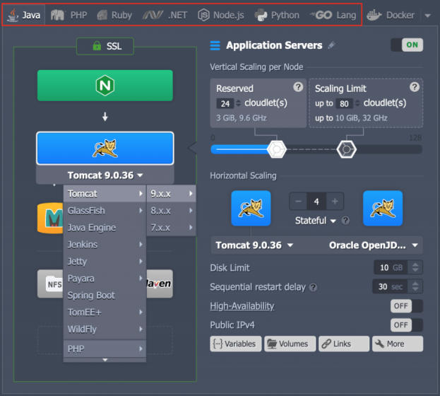 Container Types - FullHost.Cloud