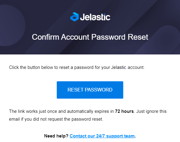 Account Password Reset - FullHost.Cloud